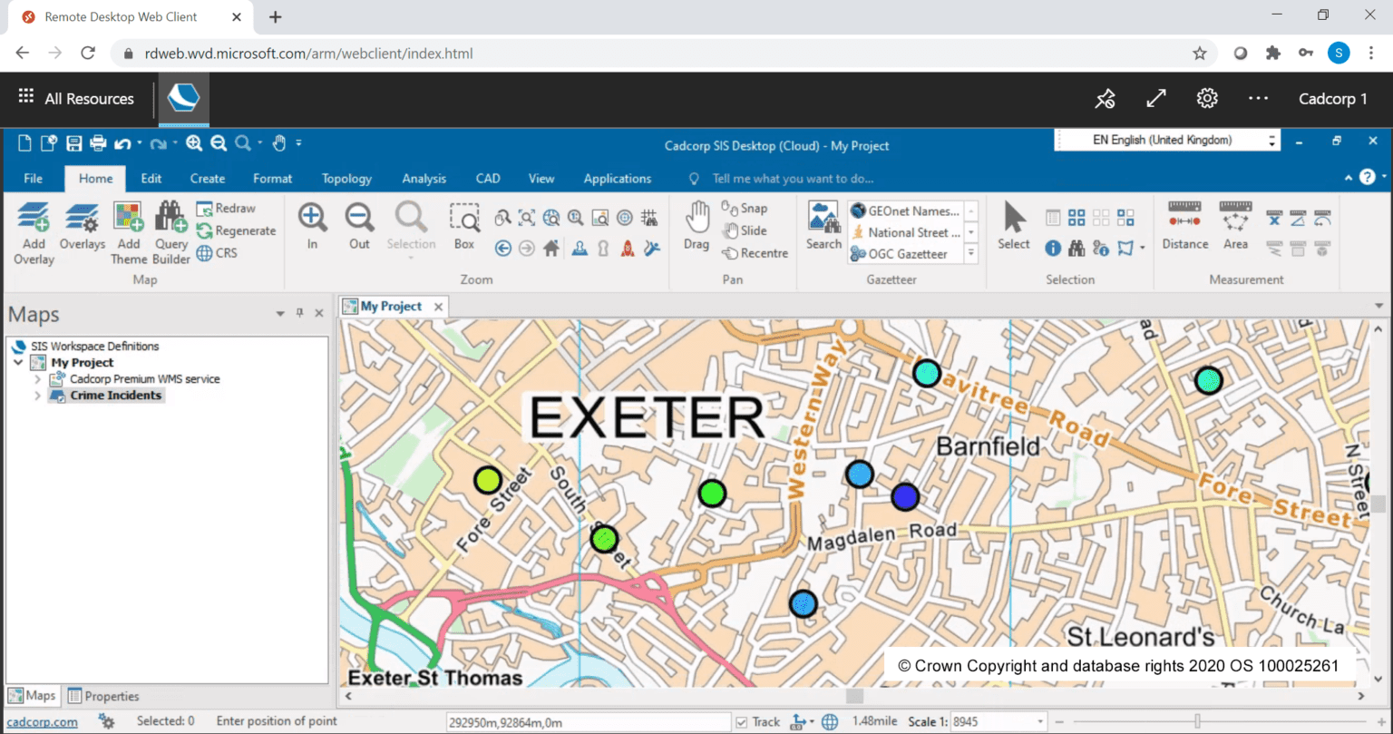 Cloud migration path for Cadcorp SIS Desktop - AGI