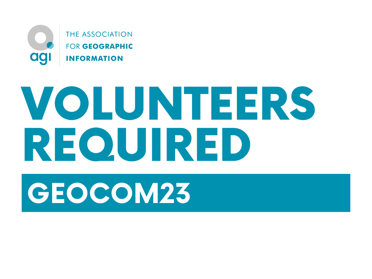 Help to support the GeoCommunity - get involved in #GeoCom 2023! - AGI